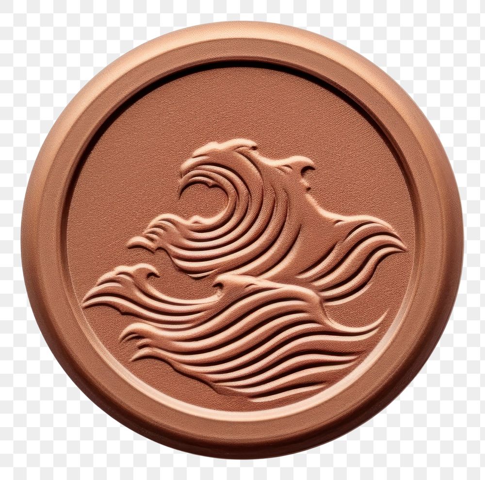 PNG Wave Seal Wax Stamp | Premium PNG - rawpixel
