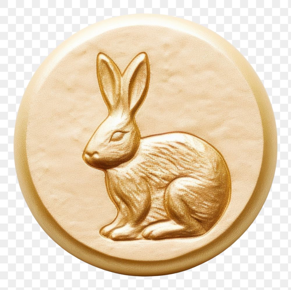 PNG Bunny Seal Wax Stamp | Free PNG - rawpixel