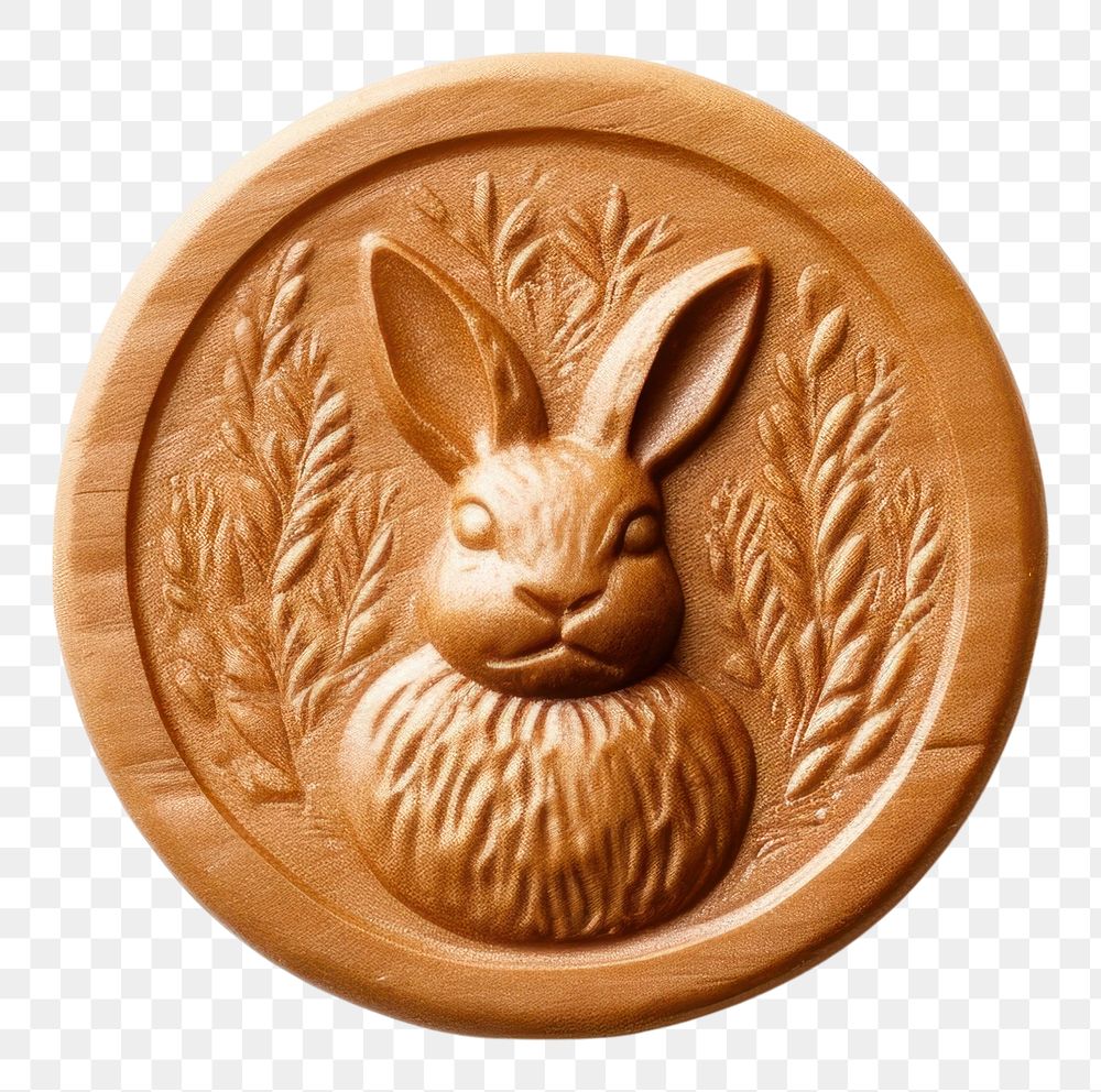 PNG Bunny Seal Wax Stamp | Premium PNG - rawpixel