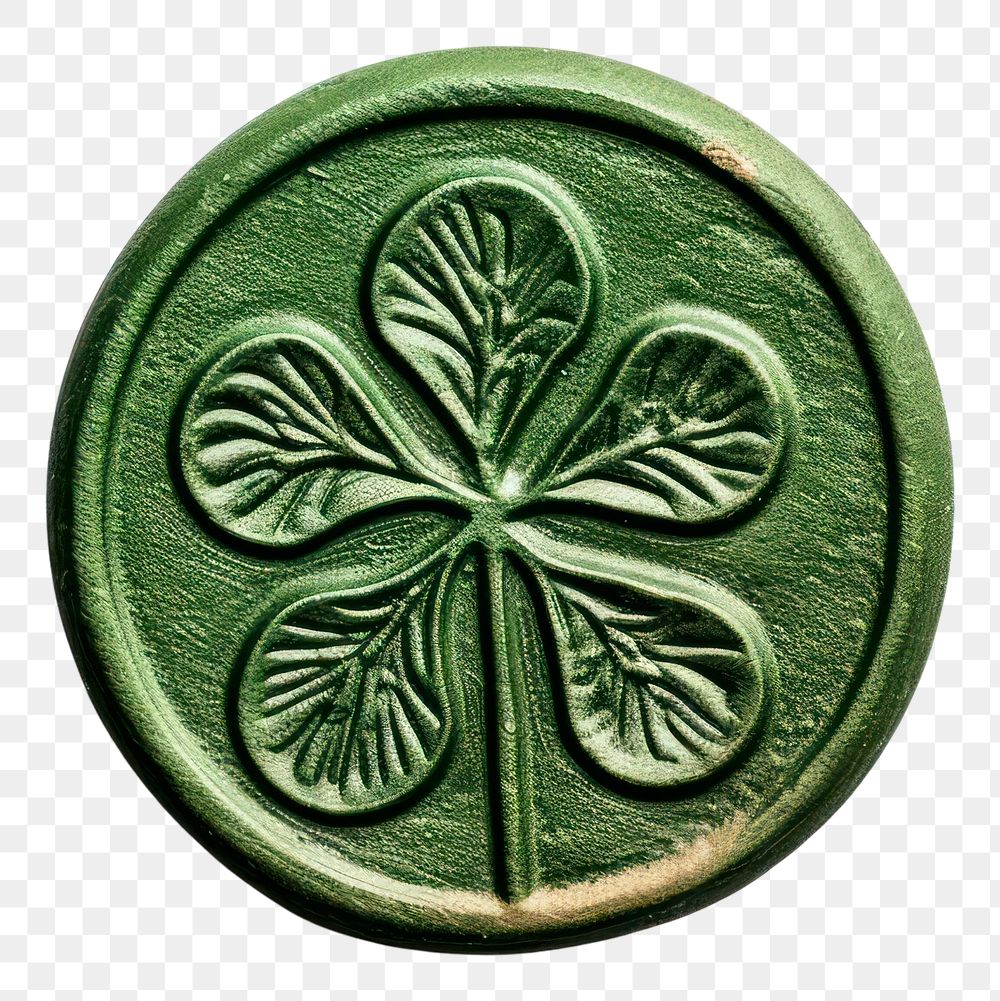 PNG Clover Seal Wax Stamp | Premium PNG - rawpixel