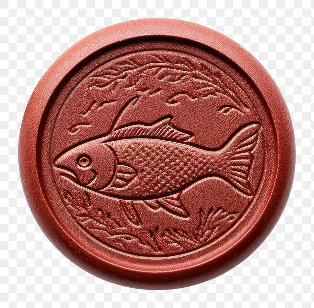 PNG Fish Seal Wax Stamp | Premium PNG - rawpixel