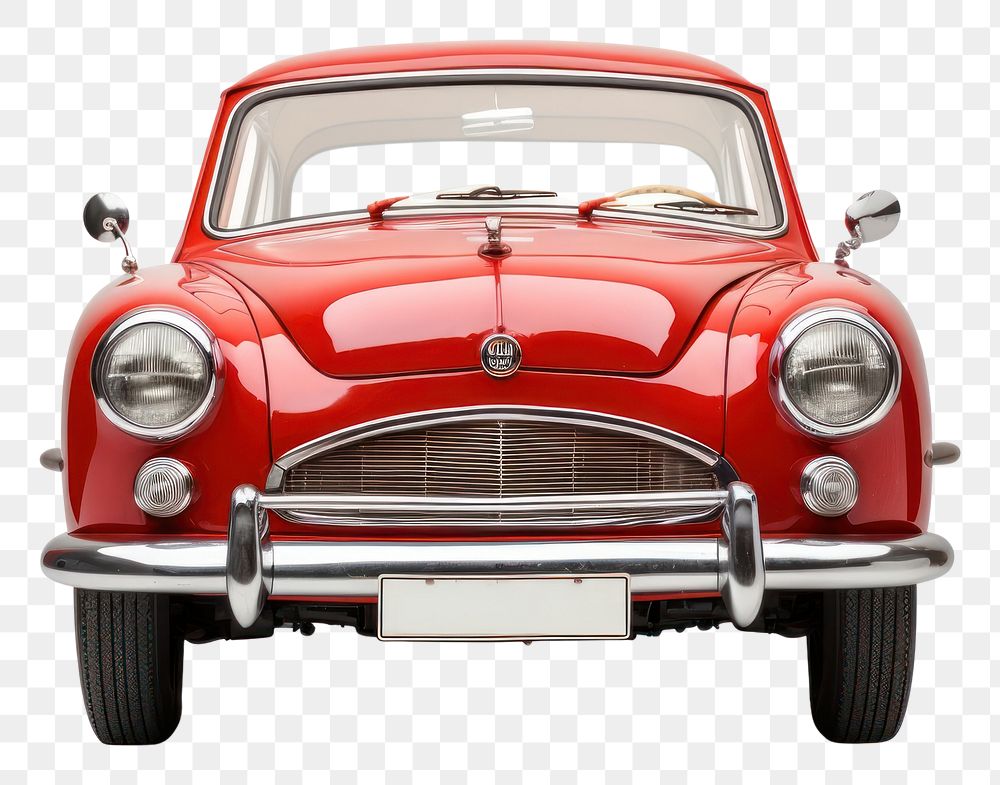 PNG red vintage car vehicle | Premium PNG - rawpixel