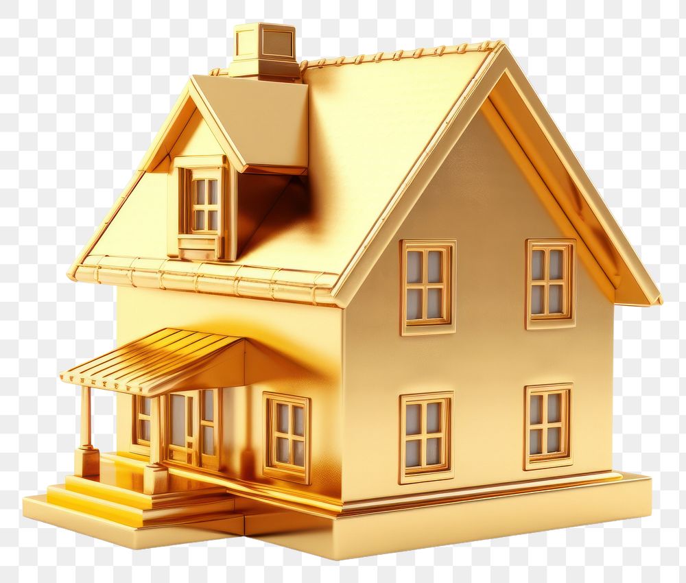 PNG House architecture building gold. | Premium PNG - rawpixel