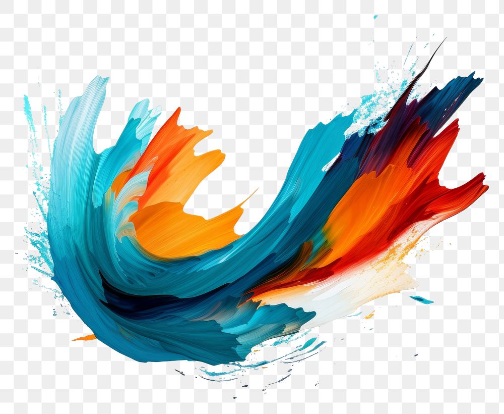 PNG Abstract painting white background | Free PNG - rawpixel