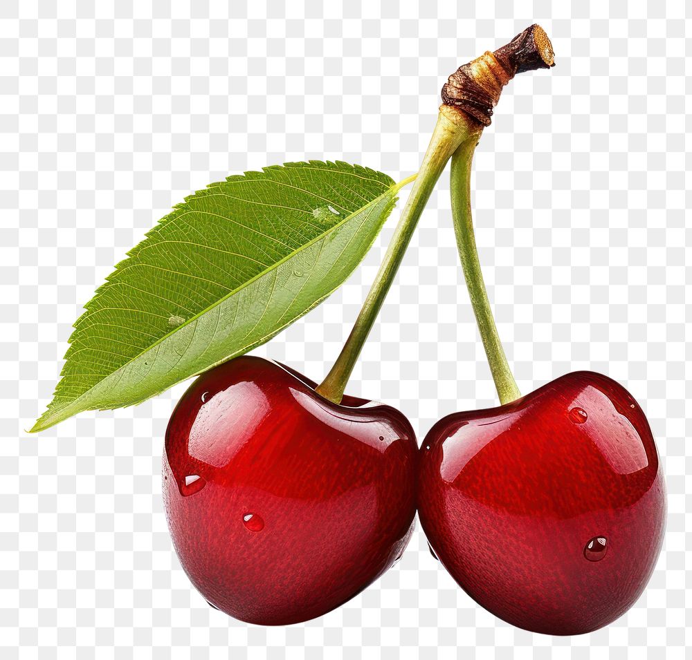 PNG Cherry fruit plant food. | Free PNG - rawpixel