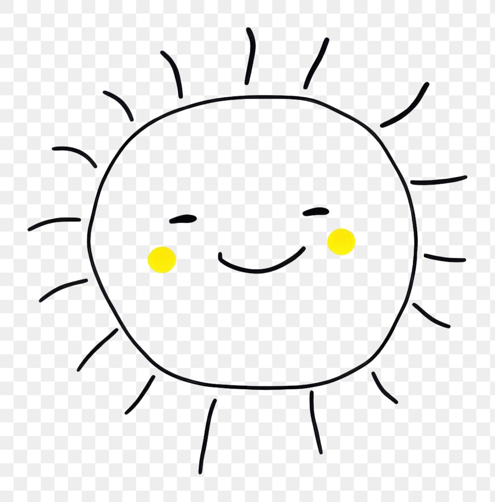 PNG Sun drawing sketch line. | Premium PNG - rawpixel
