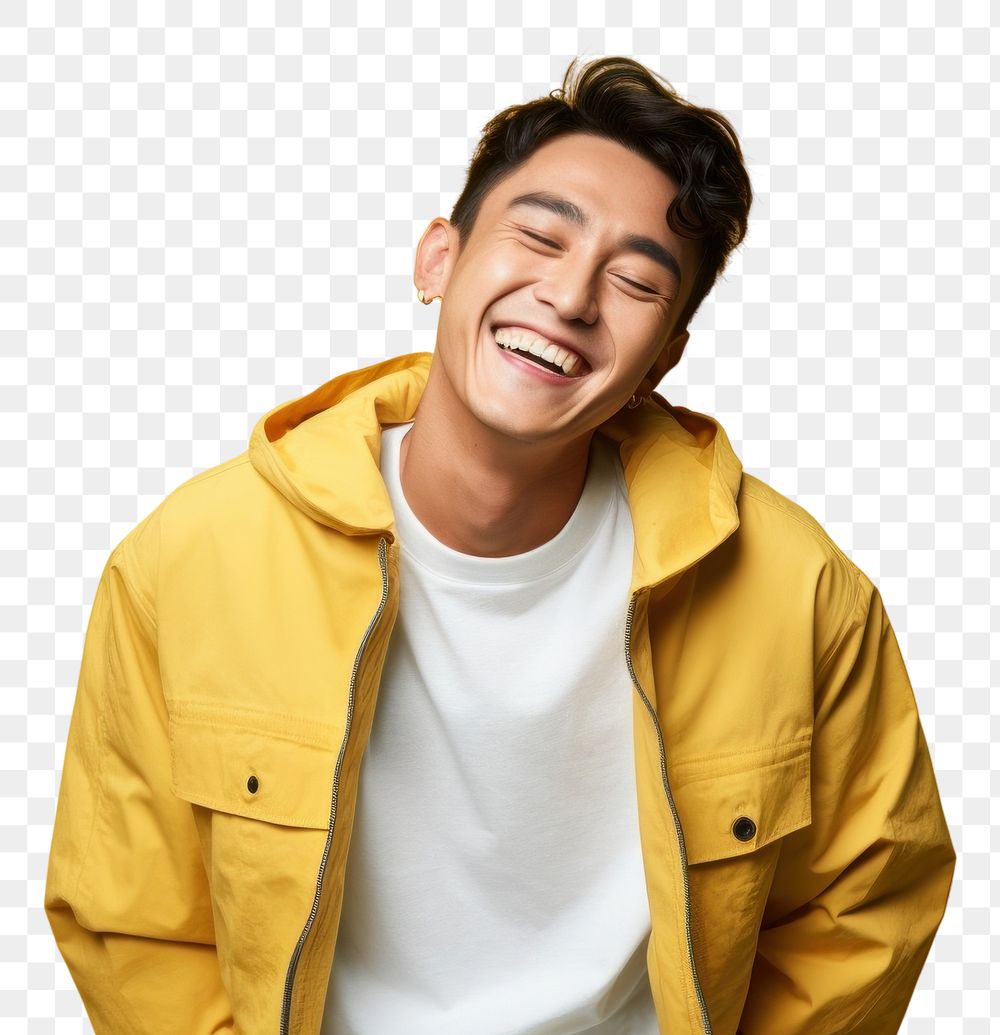 PNG Man yellow jacket portrait | Free PNG - rawpixel