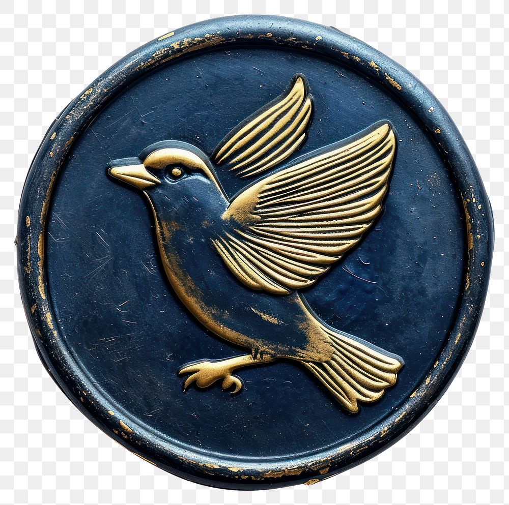 PNG Seal Wax Stamp bird | Free PNG - rawpixel