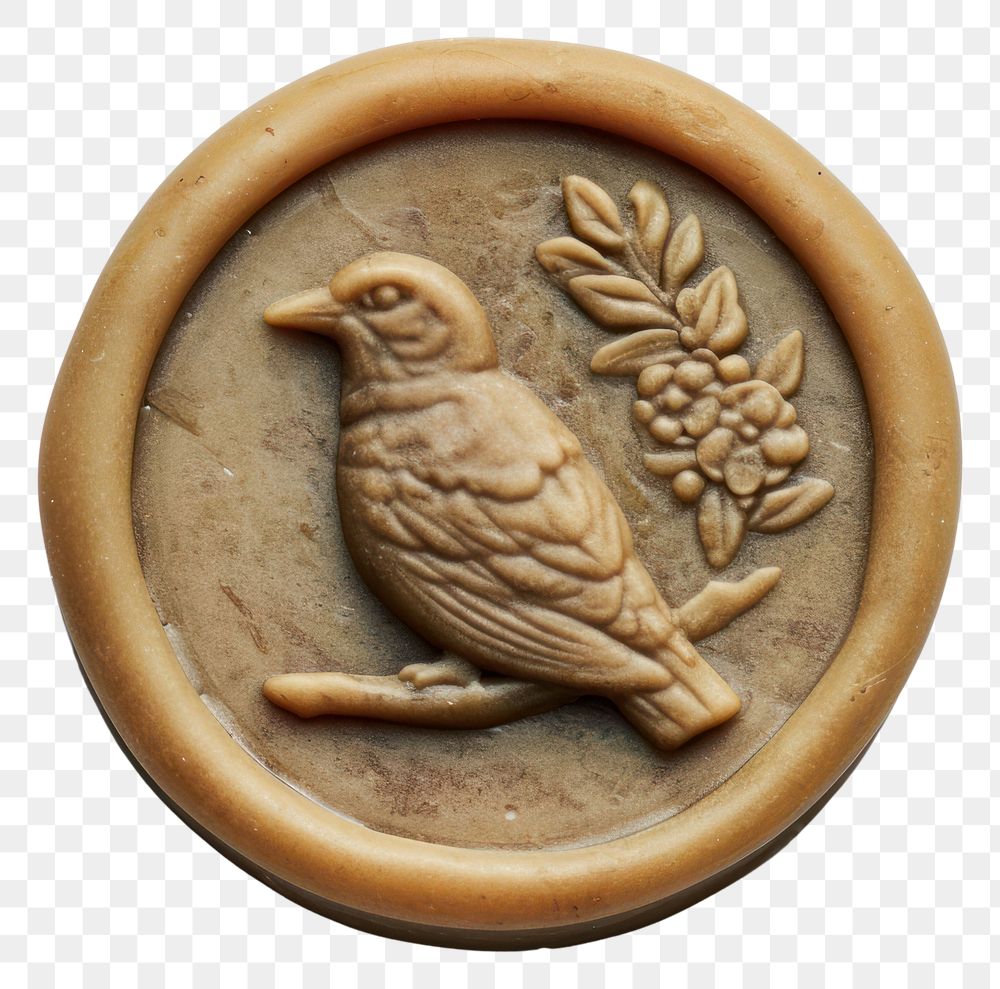 PNG Seal Wax Stamp bird | Free PNG - rawpixel