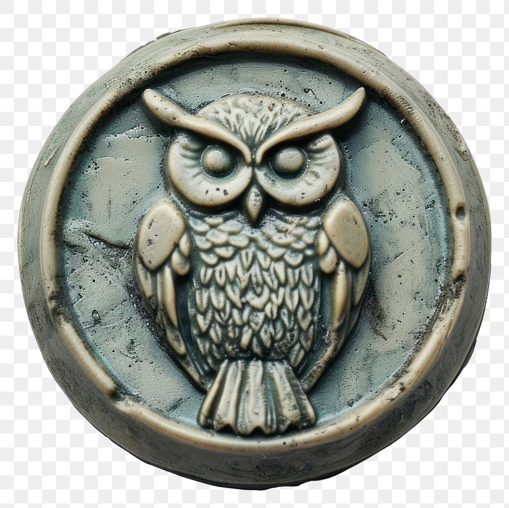 PNG Seal Wax Stamp owl | Free PNG - rawpixel