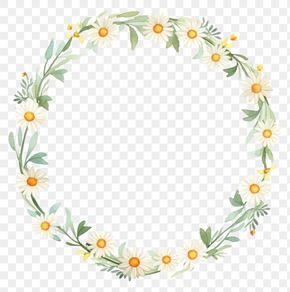 PNG Little daisy circle border | Free PNG - rawpixel