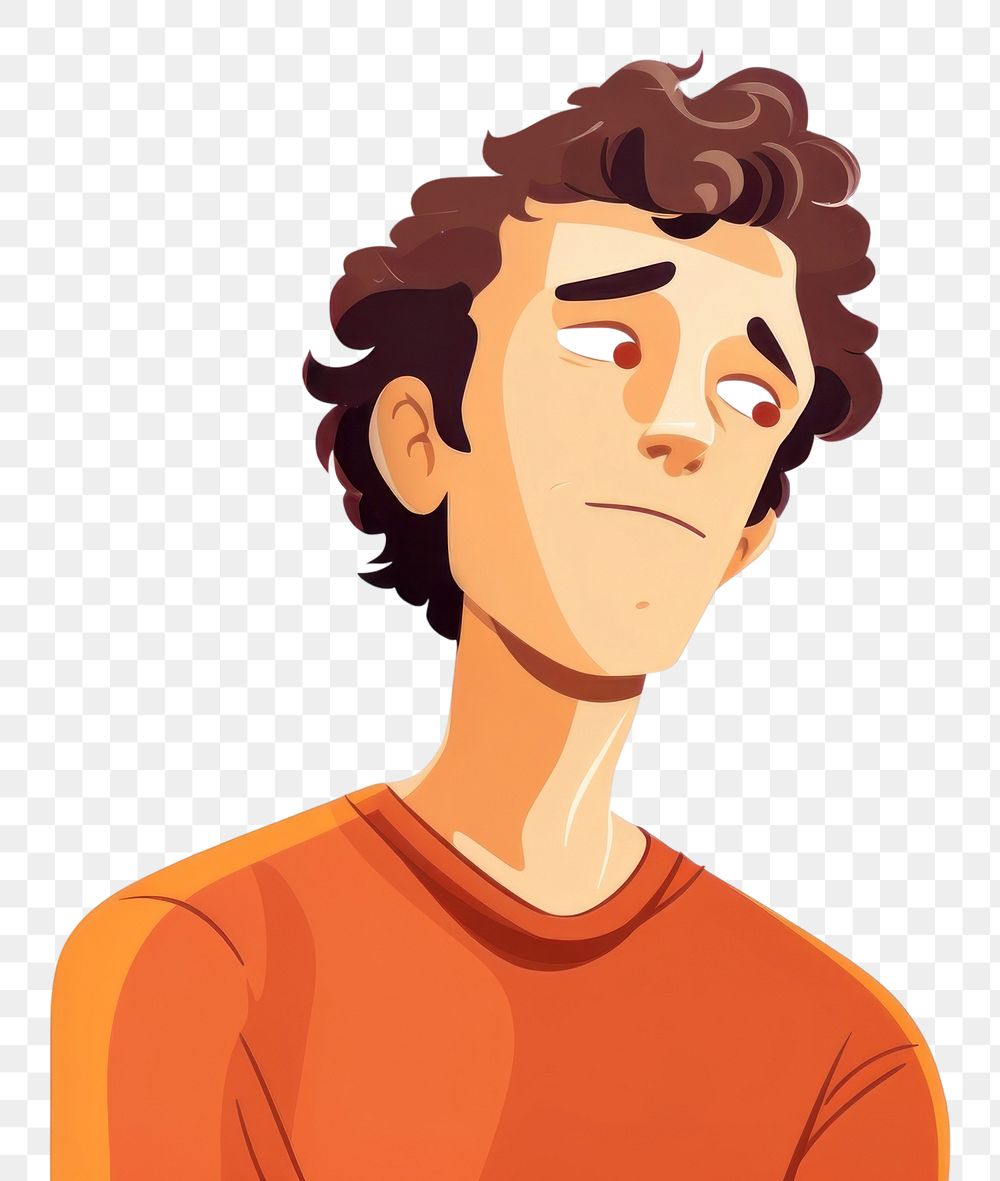 PNG Thinking portrait drawing sketch. | Free PNG - rawpixel