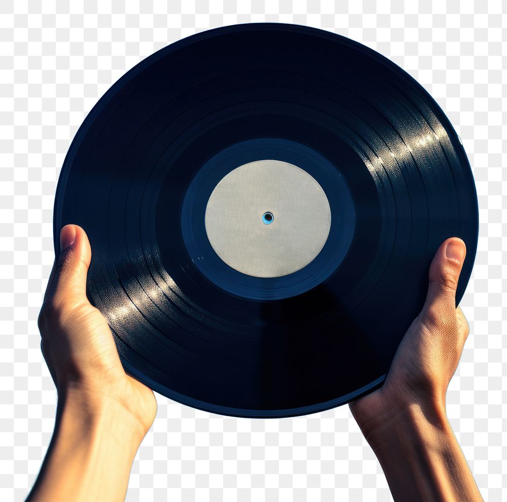 PNG Hands holding old vinyl | Premium PNG - rawpixel