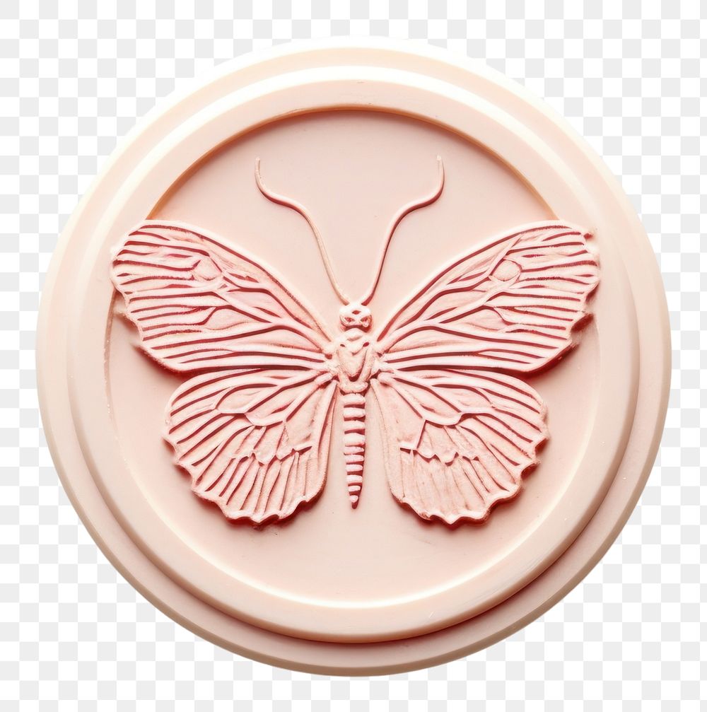 PNG Seal Wax Stamp butterfly | Premium PNG - rawpixel