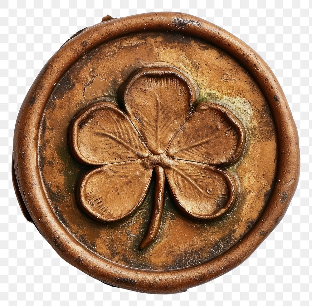 PNG Seal Wax Stamp clover | Premium PNG - rawpixel