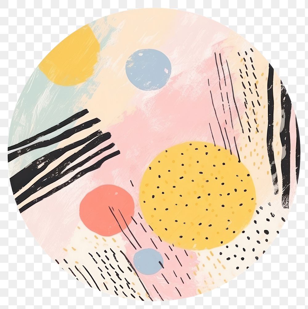 PNG Doodle round shape art | Free PNG - rawpixel