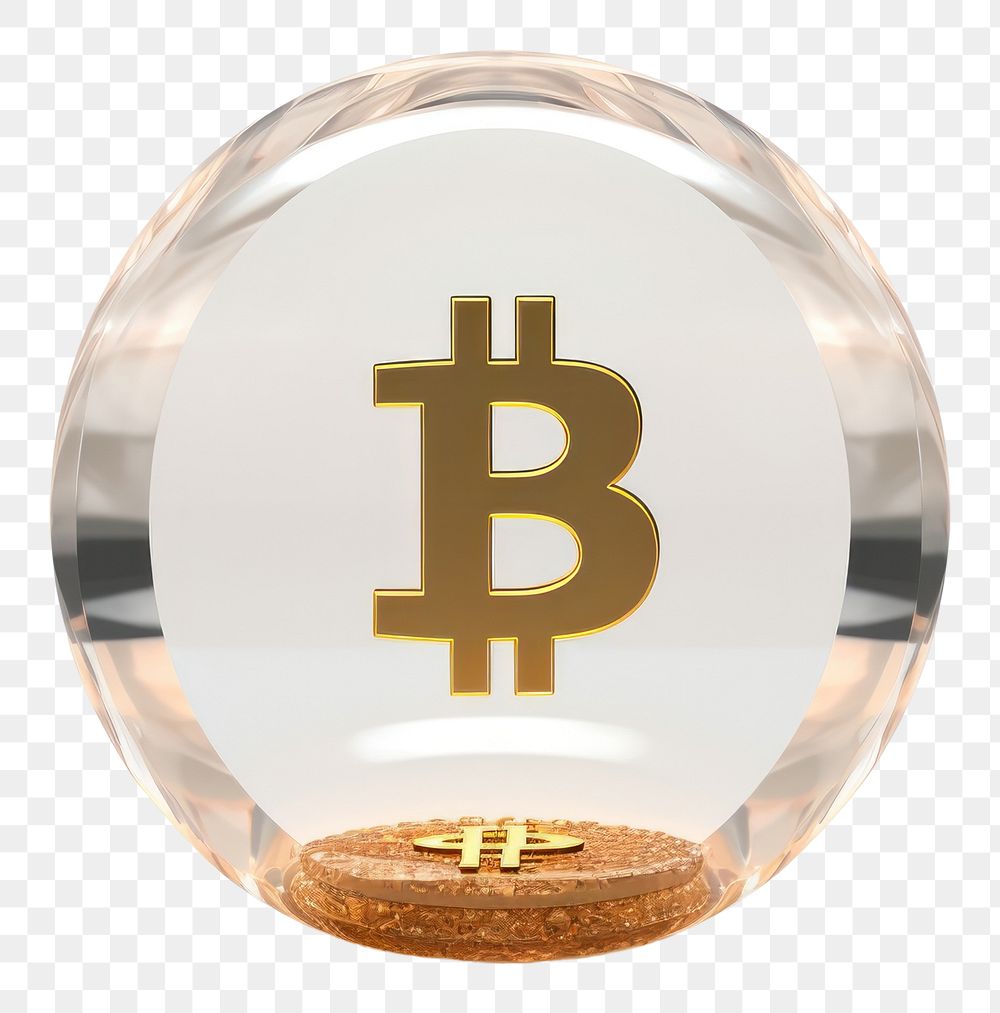 PNG Bitcoin icon glass investment | Premium PNG - rawpixel