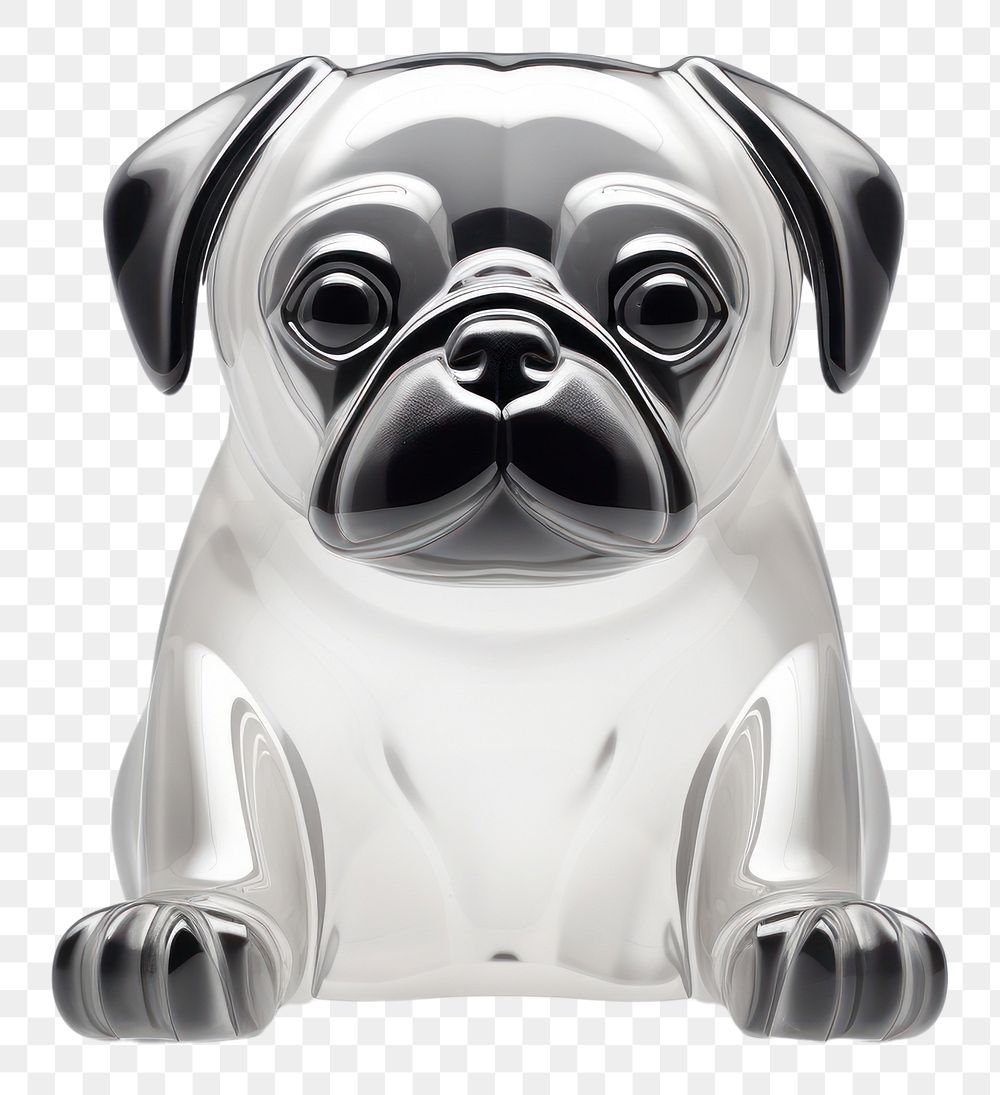 PNG Pug icon figurine animal | Free PNG - rawpixel