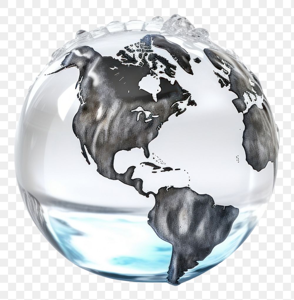 PNG Melting earth sphere planet | Free PNG - rawpixel