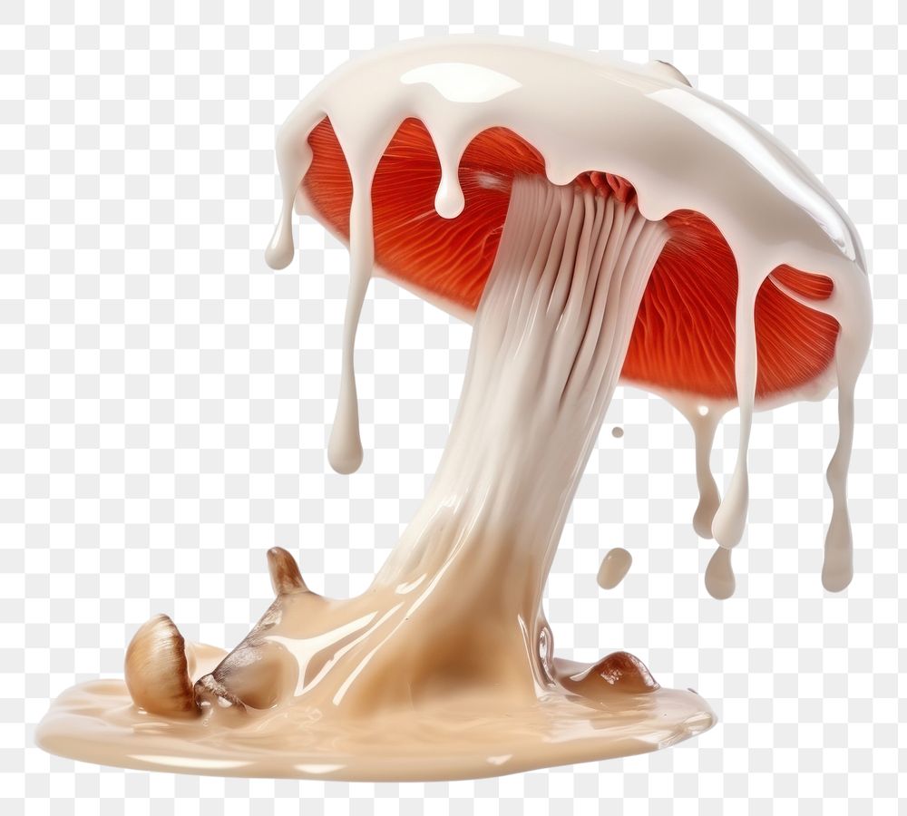 PNG Melting mushroom food splattered | Free PNG - rawpixel