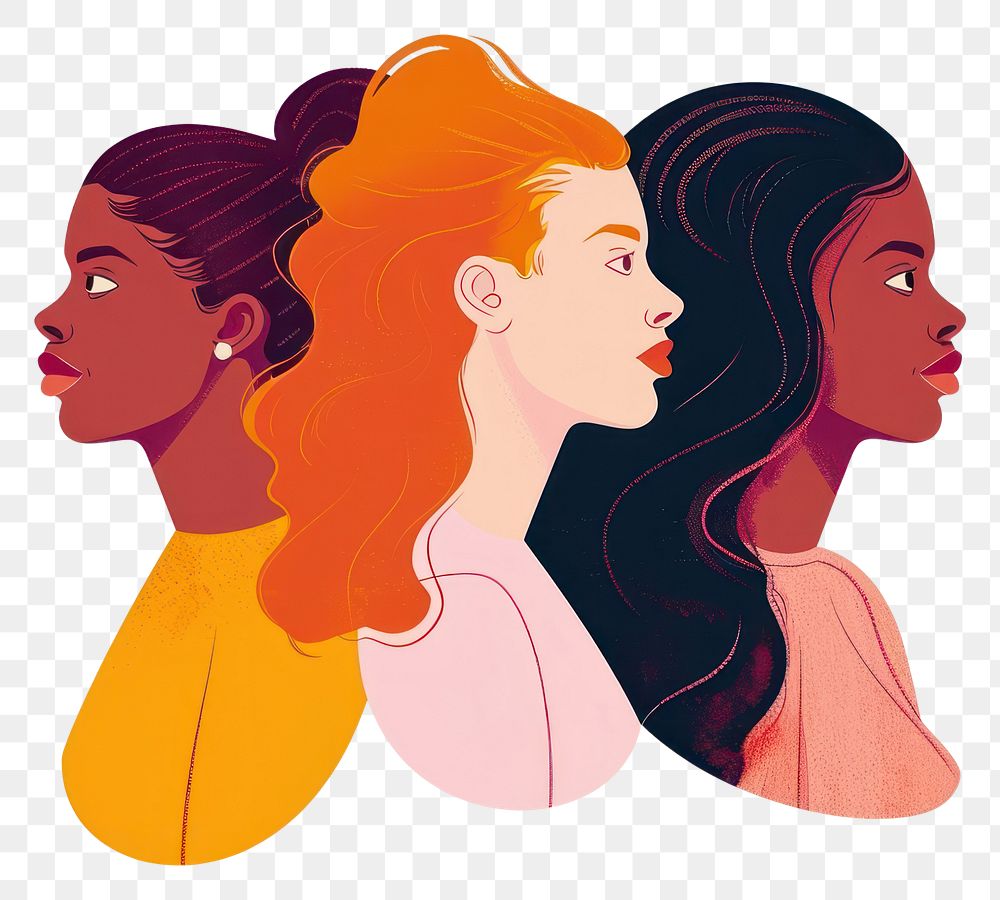 PNG Feminism portrait drawing sketch | Free PNG - rawpixel