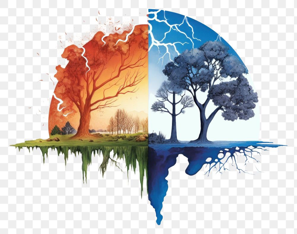 PNG Climate change drawing nature | Premium PNG - rawpixel