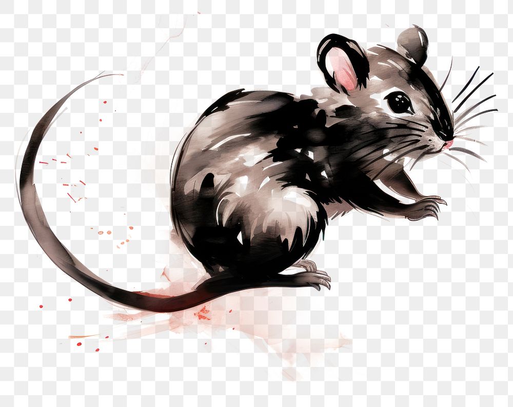 PNG Mouse chinese zodiac mammal | Free PNG - rawpixel