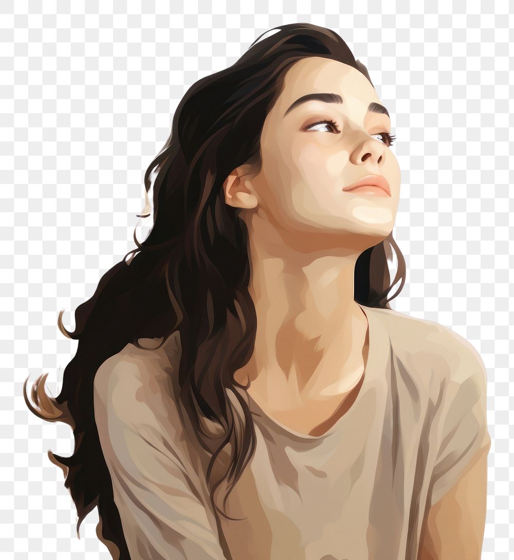 PNG Women Person thinking portrait | Free PNG - rawpixel