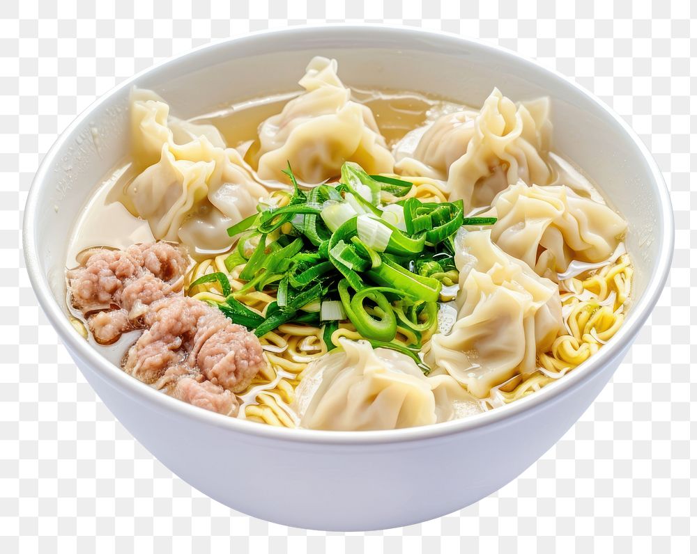 PNG Soup noodle wonton food | Free PNG - rawpixel