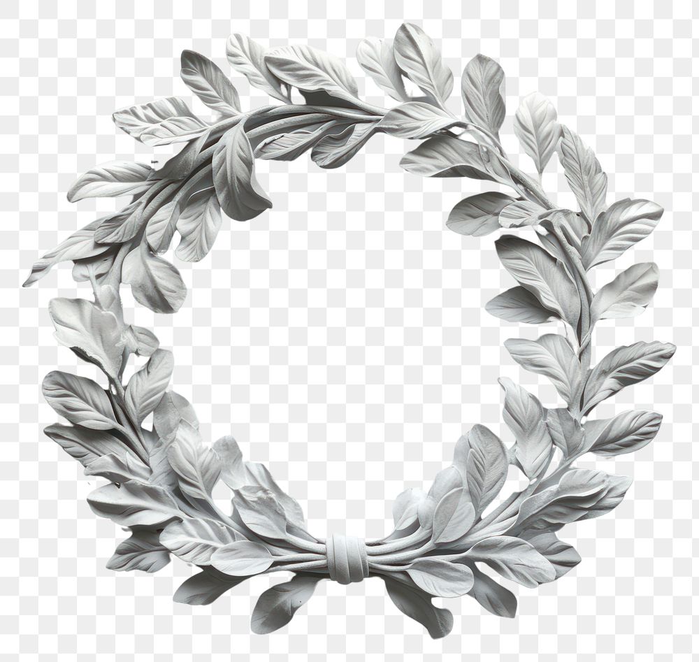 PNG Bas-relief laurel wreath sculpture | Premium PNG - rawpixel