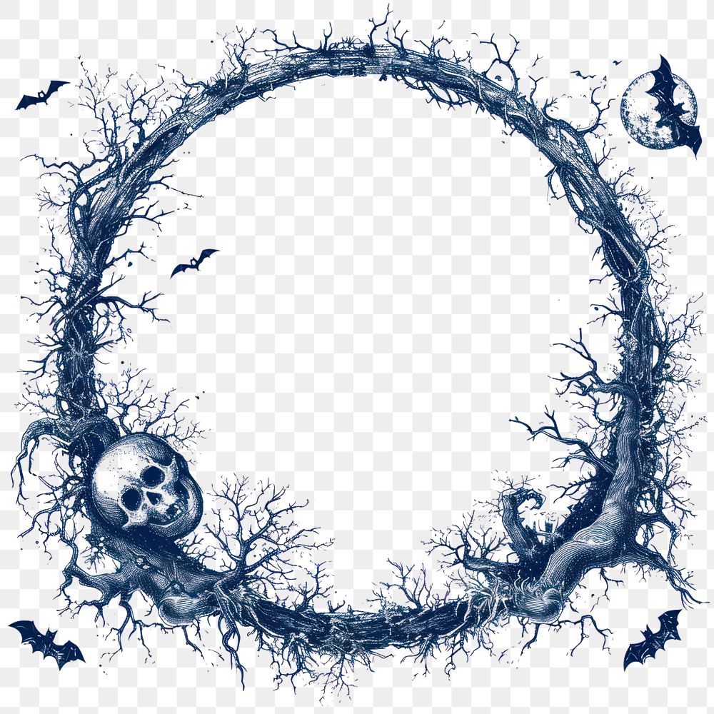 PNG Circle frame halloween drawing | Premium PNG - rawpixel