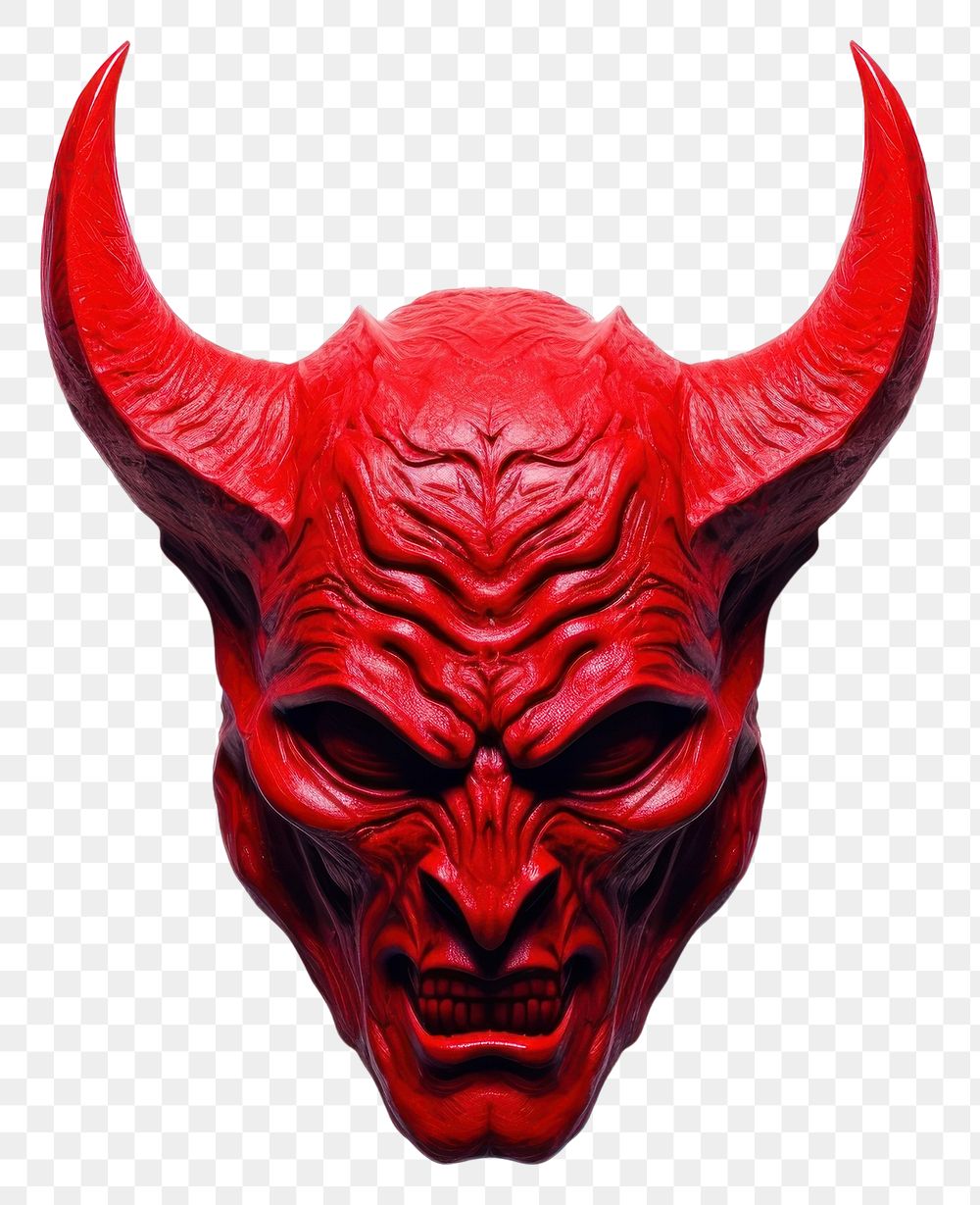PNG Devil representation mask white | Free PNG - rawpixel
