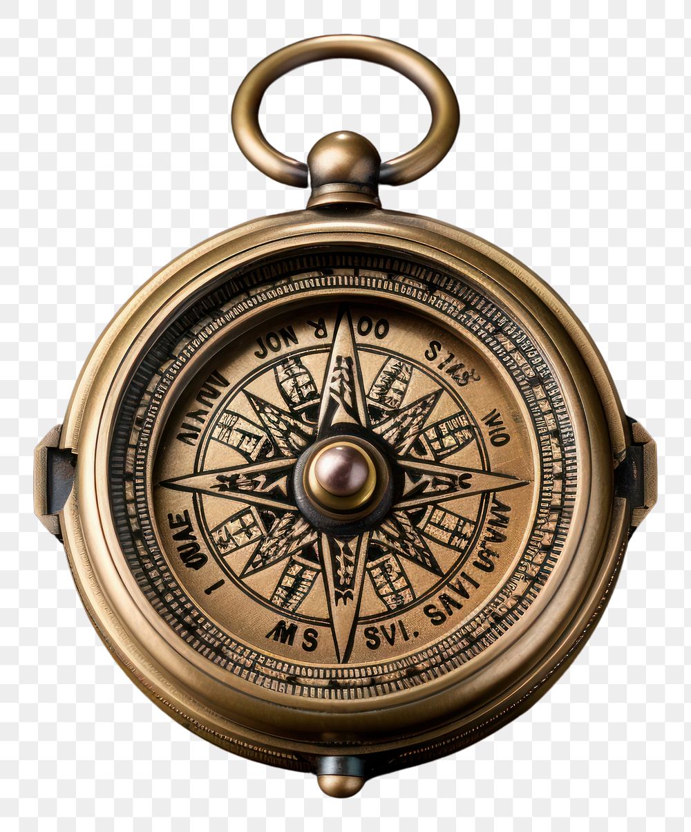 PNG Brass antique compass jewelry | Premium PNG - rawpixel
