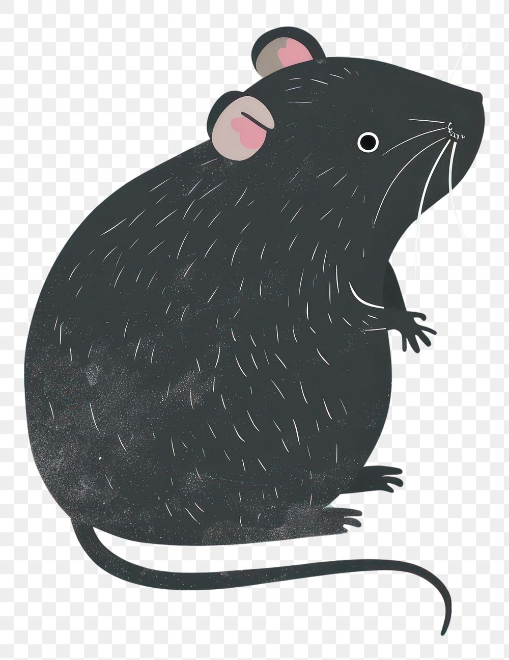 PNG Cute rat illustration animal | Premium PNG - rawpixel