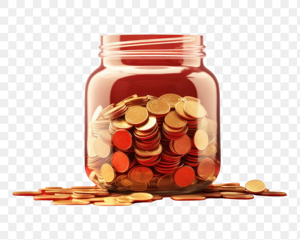 PNG Glass money box jar | Premium PNG - rawpixel