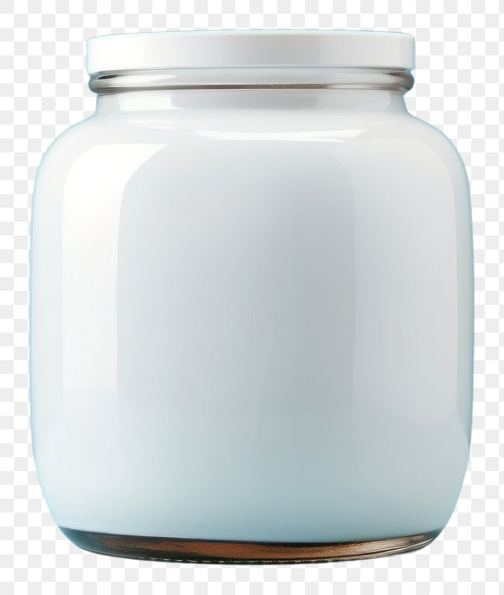 PNG Jar mockup milk blue | Free PNG - rawpixel