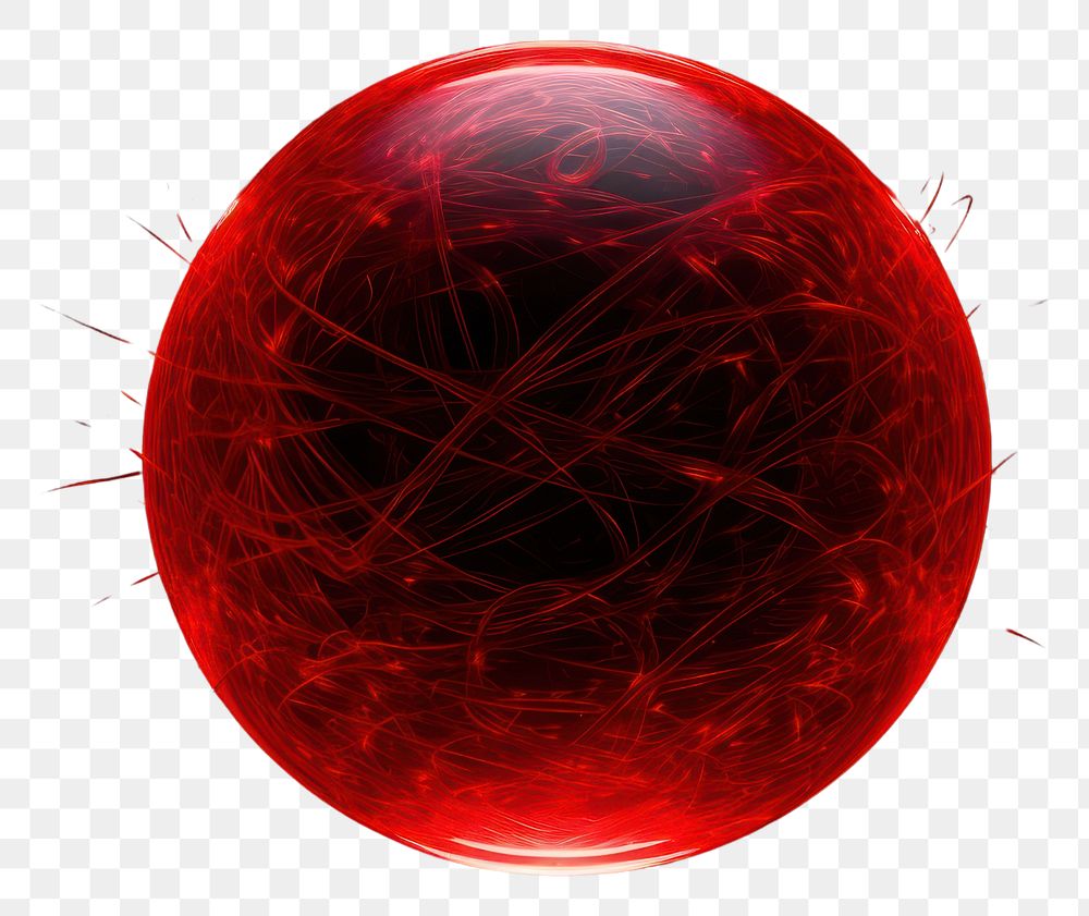 PNG Red light lighting sphere. | Premium PNG - rawpixel