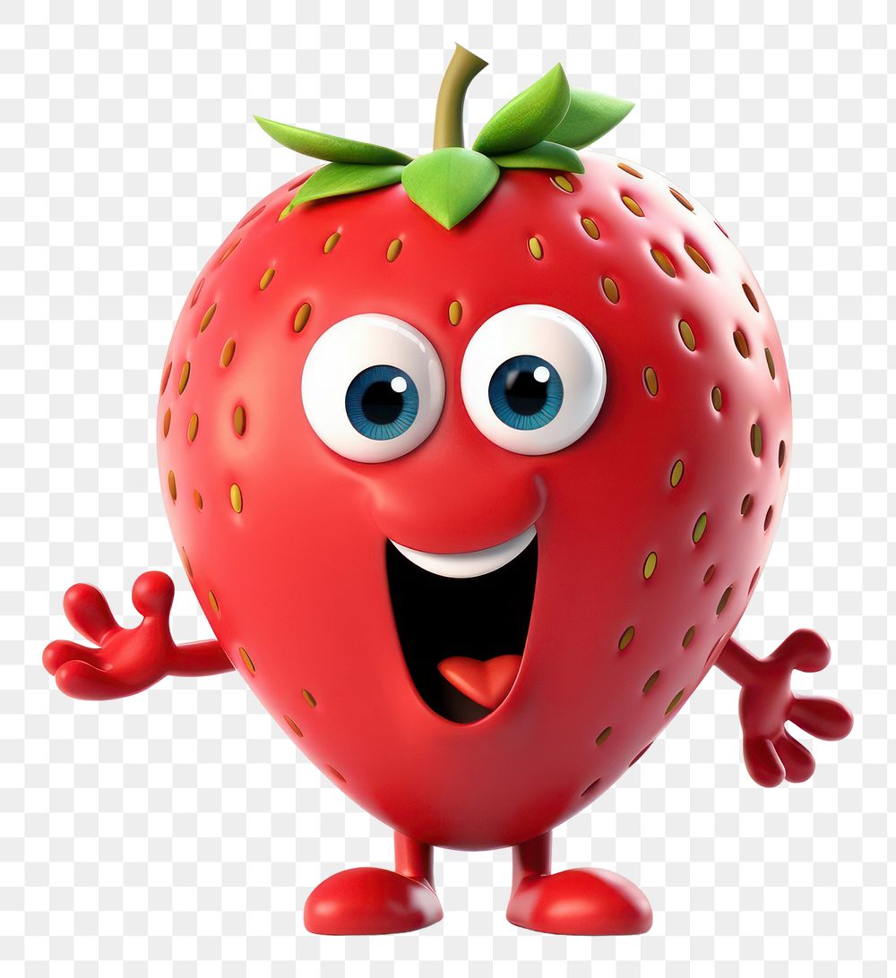 Cartoon Strawberry Surprised Face Images | Free Photos, PNG Stickers ...