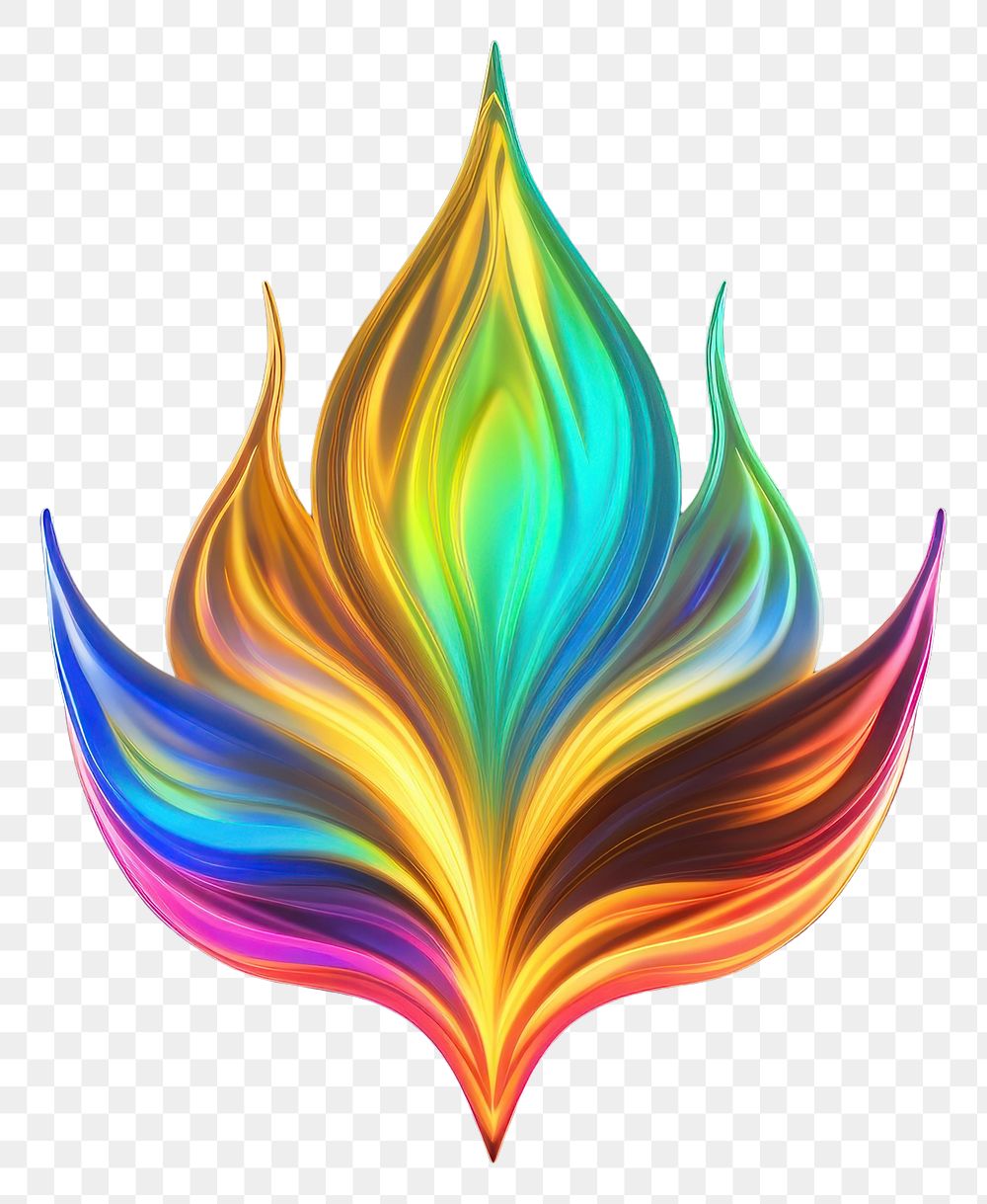 PNG 3D render neon fire | Premium PNG - rawpixel