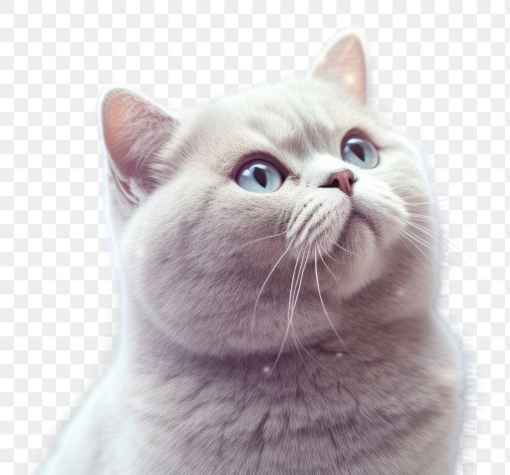 PNG Cute British Shorthair dreamy | Free PNG - rawpixel