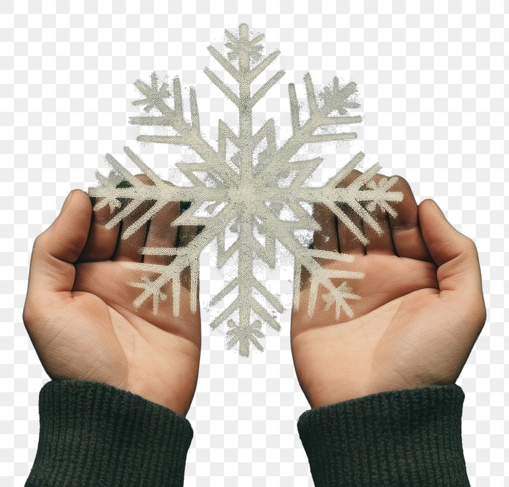 PNG Snow flake hand snowflake | Premium PNG - rawpixel