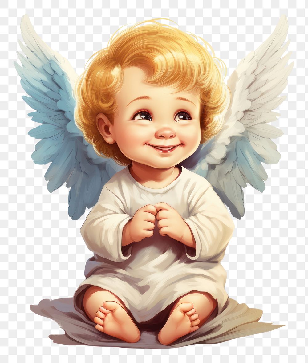 PNG Baby angle cartoon angel | Free PNG - rawpixel