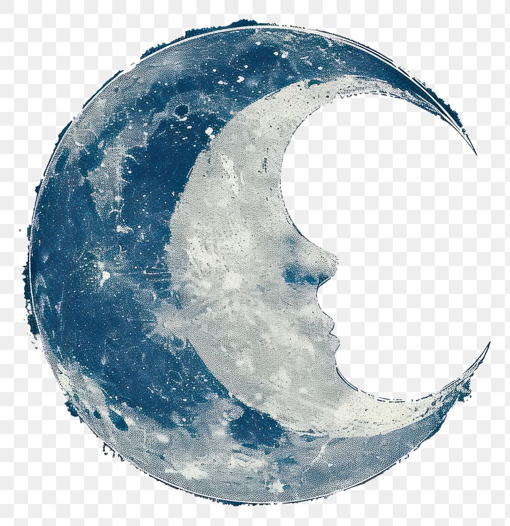 PNG Antique moon astronomy nature | Free PNG - rawpixel