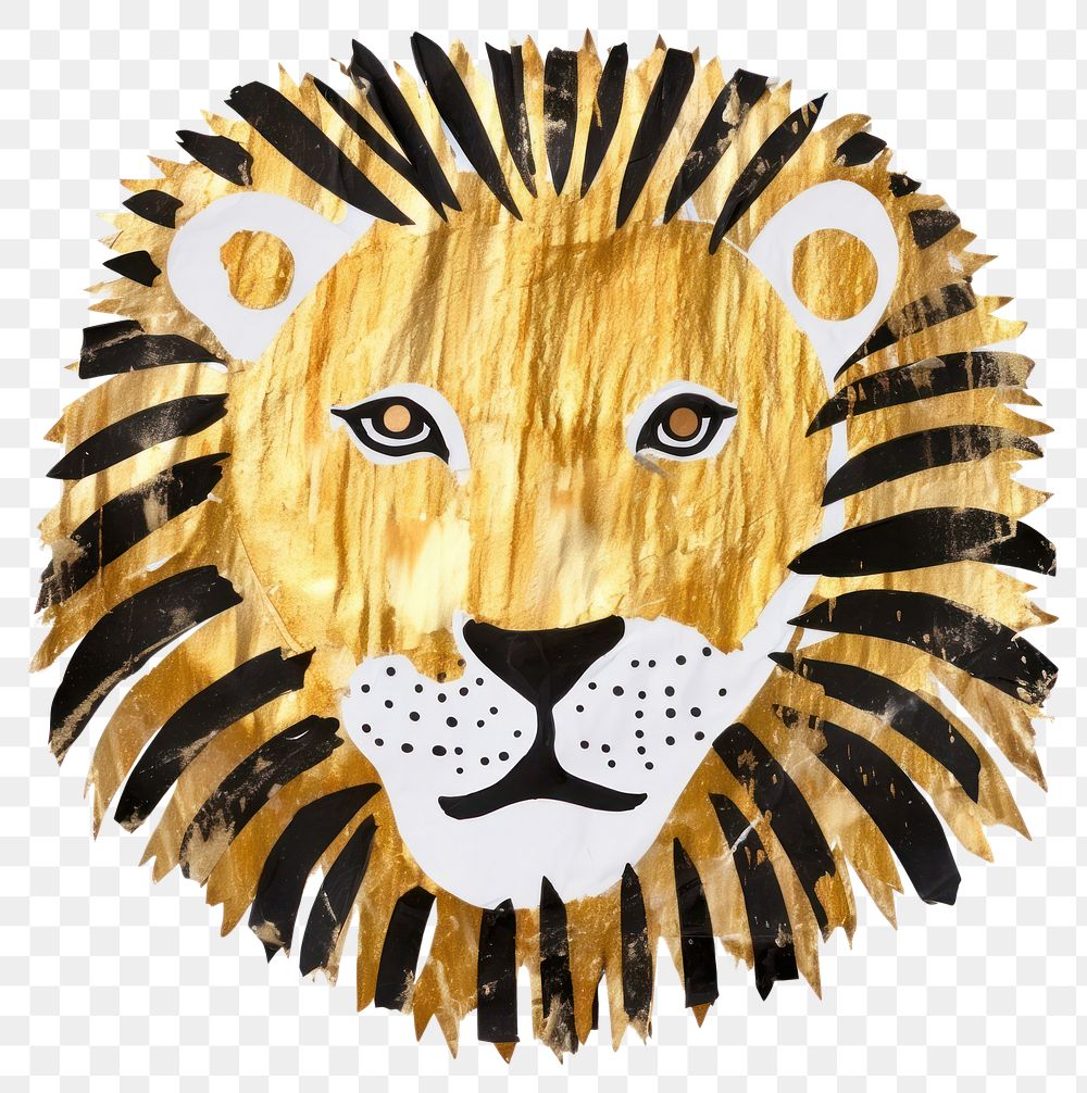 PNG Lion shape ripped paper | Free PNG - rawpixel
