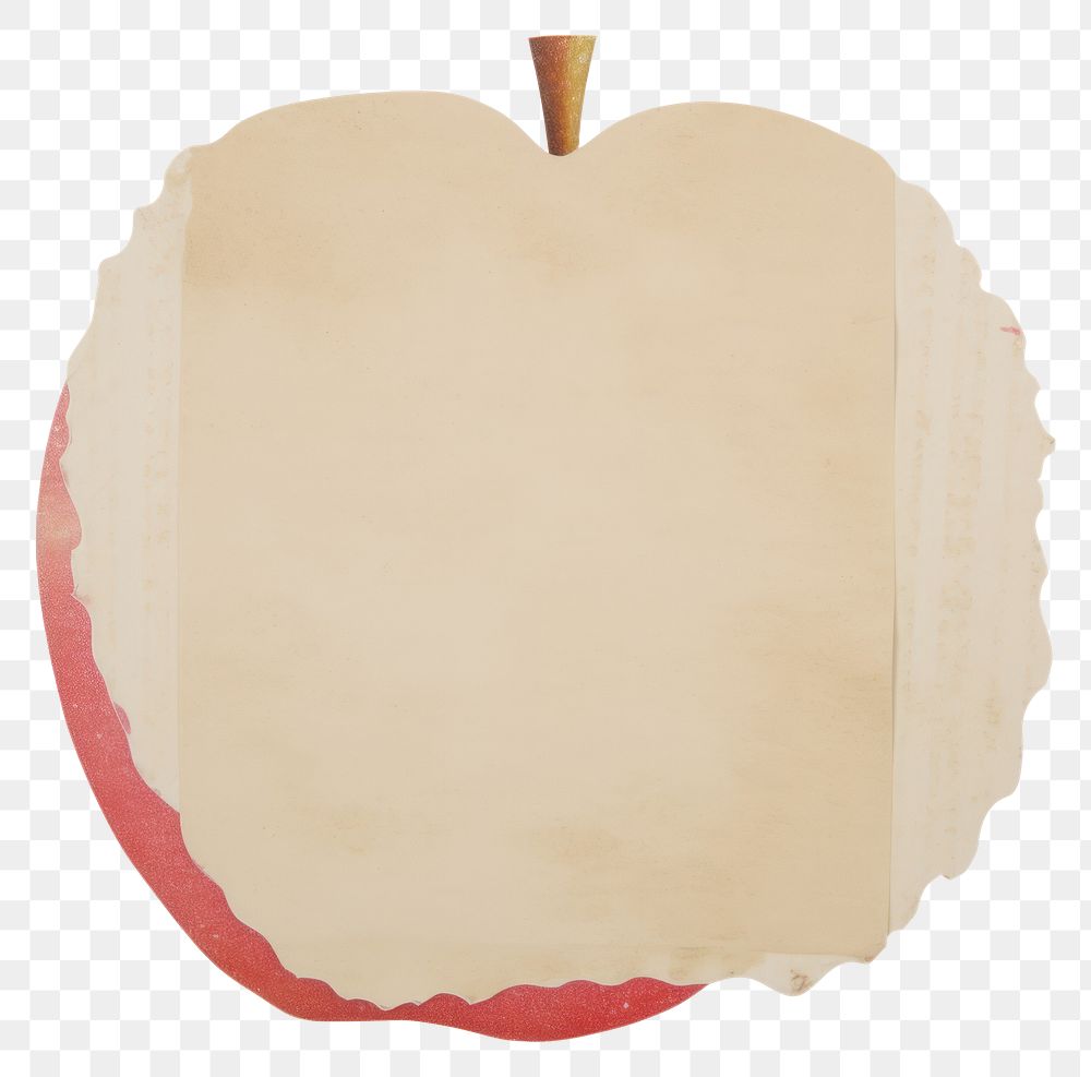 PNG Red apple shape ripped | Free PNG - rawpixel
