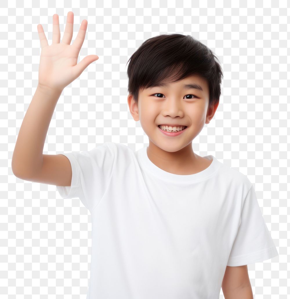 PNG Happy children waving portrait | Free PNG - rawpixel