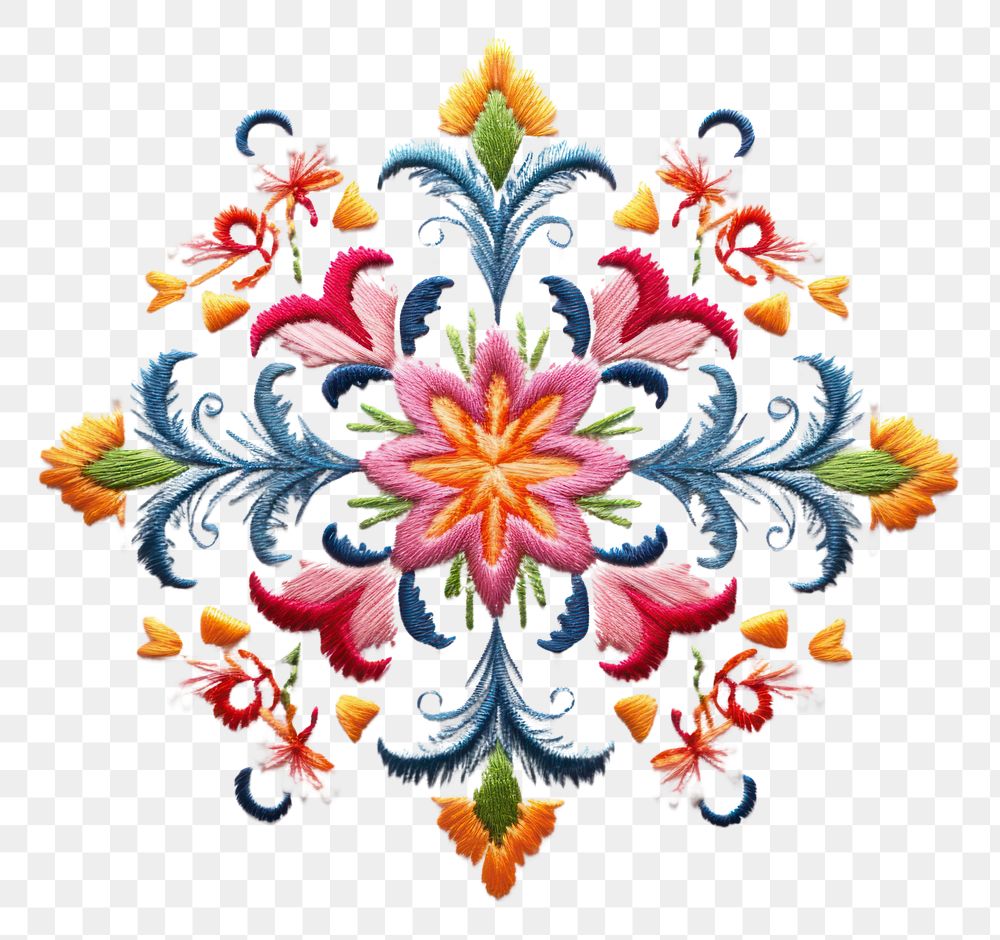 PNG Embroidery textile pattern art. | Free PNG - rawpixel