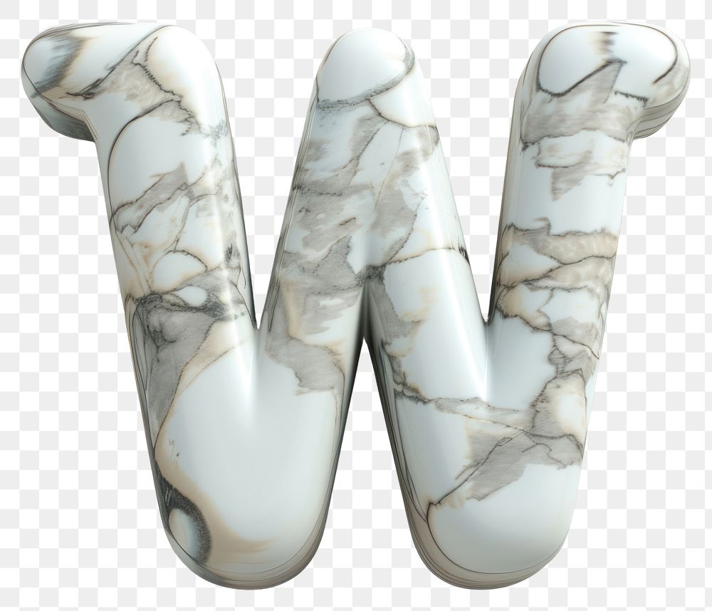 PNG Letter W jewelry white | Premium PNG - rawpixel