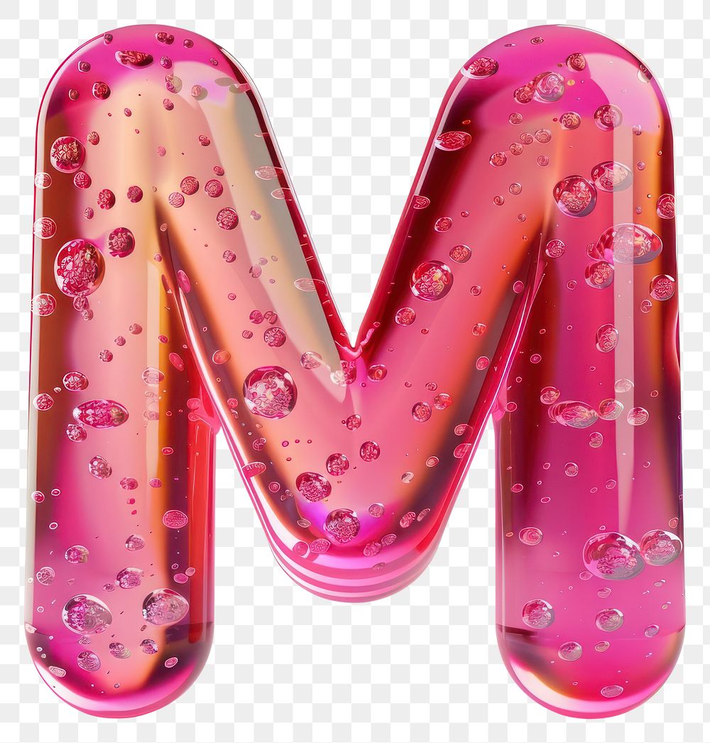 PNG LetterM pink white background | Free PNG - rawpixel