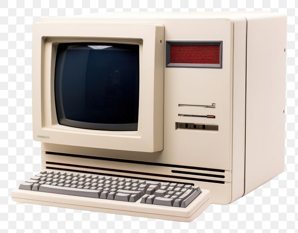 PNG Old computer white background | Free PNG - rawpixel
